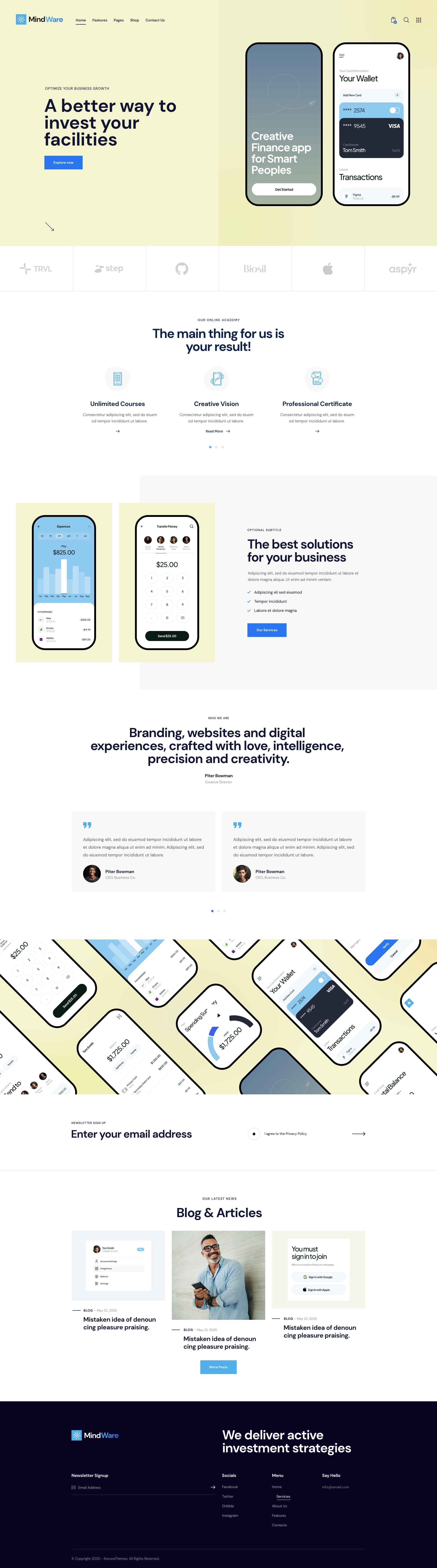 MindWare - AI Startup, AI App & Machine Learning WordPress Theme by ThemeREX